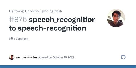 Speechrecognition To Speech Recognition · Issue 875 · Lightning Universelightning Flash · Github