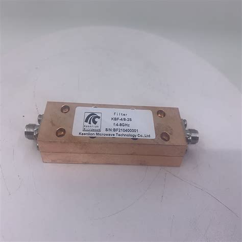 China Buy High Quality Diy Rf Bandpass Filter Company 4 8ghz