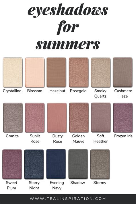 Makeup For Summers Summer Eyeshadow Soft Summer Makeup Light Summer Color Palette