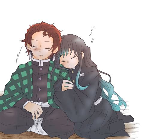 Muichiro Y Tanjiro Se Quedan Dormidos By Renacars On Deviantart
