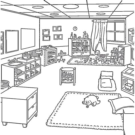 Daycare Coloring Pages Printable [2025]