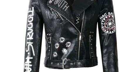 Eye Dare You Black Leather Jacket Dare You Jacket