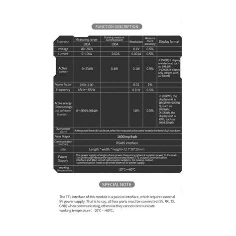 아두이노 Ttl Com2 Com3 Com4 용 전력계 Kwh 계량기 볼트 앰프 전류 테스트 모듈 Pzem 004t 30 버전