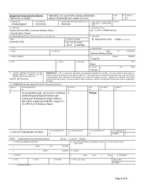 Fillable Online Set Aside Procurement Sba Fax Email Print Pdffiller