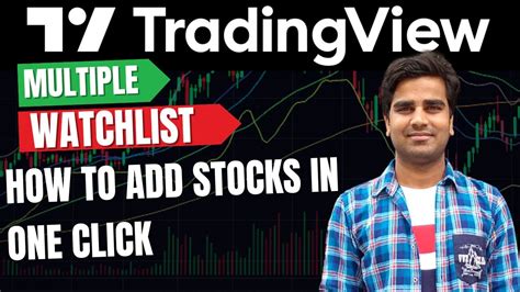 Tradingview Tutorial Add Multiple Stocks In One Click Using Excel Youtube