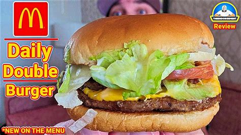 Mcdonalds® Daily Double Burger Review 🤡🍔🍔 Theendorsement Youtube