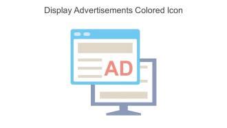 Display Advertisements Colored Icon In Powerpoint Pptx Png And Editable Eps Format PPT Slide