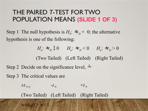 Paired T Test And How To Calculate It New Pptx