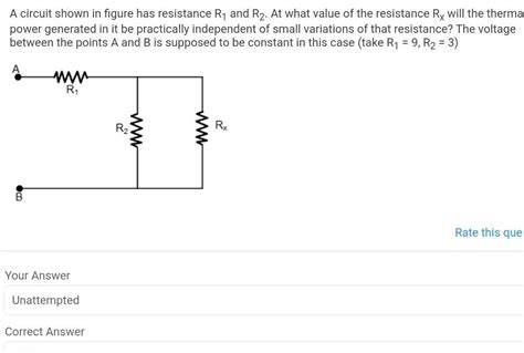 [answered] A Circuit Shown In Figure Has Resistance R And R At What Kunduz