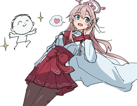 Sensei Doodle Sensei And Mimori Blue Archive Drawn By Momomatang Danbooru