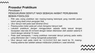 Modul Pengukuran Kerja Secara Fisiologi Pptx