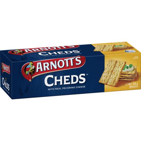Arnotts Cheds Cheese Crackers 250g Buy Online Farm Fresh Direct