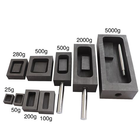 Graphite Ingot Mold Gold Ingot Mould Crucible Mould For Melting Casting