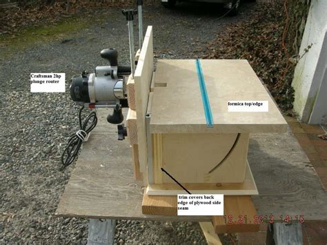 Horizontal Router Table Adjustable Top Router Forums