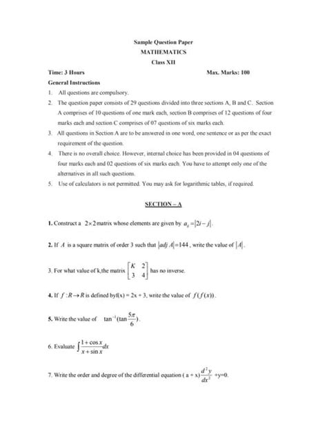 Algebra Formulas Pdf