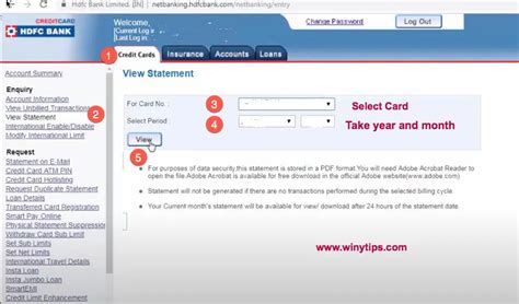 Awe Inspiring Examples Of Info About How To Check Hdfc Credit Card Statement Online