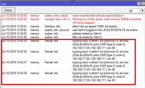 Konfigurasi Firewall Logging Mikrotik Pintar Network