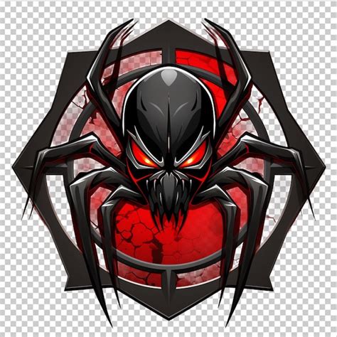 Premium PSD Spider Mascot Logo