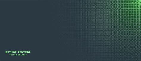 Premium Vector Dither Pattern Bitmap Texture Halftone Radial Gradient Vector Green Abstraction