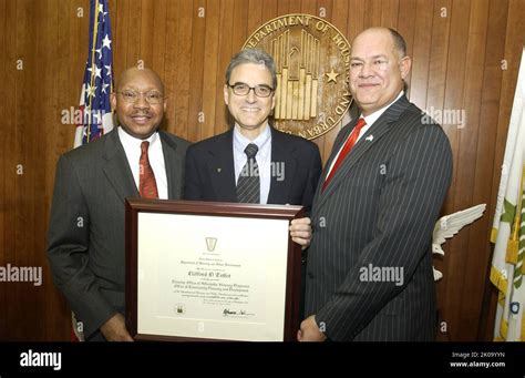 Clifford Taffet Meeting Secretary Alphonso Jackson Visit Of Clifford