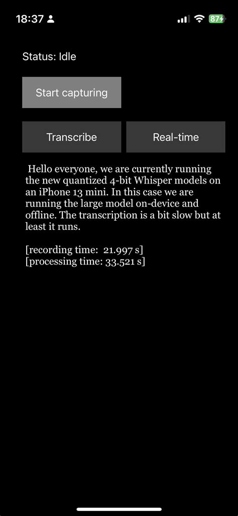 georgi gerganov on twitter thanks to the new 4 bit integer