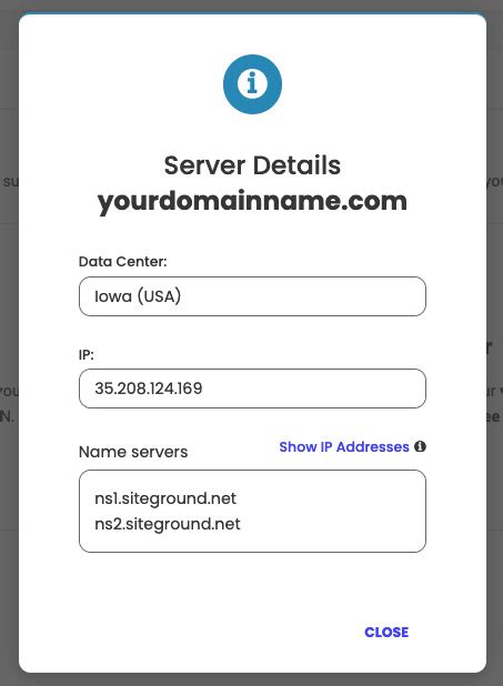 How To Point My Website To Siteground Siteground Kb