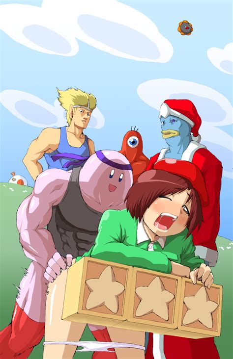 Takeda Kanryuusai Adeleine Dark Matter Kirby King Dedede Kirby Knuckle Joe Waddle Doo