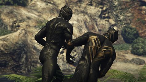 Black Panther Civil War Improved Add On Replace Ped Gta5