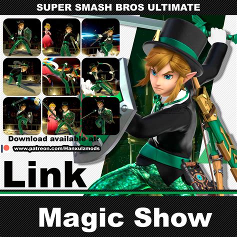 Ssbu Mod Link Magic Show By Hanxulz On Deviantart