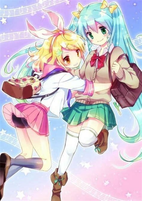 Rin And Miku Cute