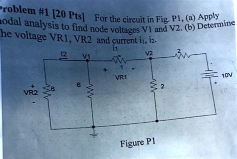 Problem 1 20 Pts For The Circuit In Fig P1 A Apply Modal