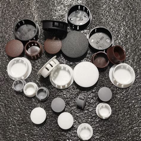 나일론 라운드 스냅온 플러그 플라스틱 홀 캡 블랭킹 씰 스토퍼 블랙화이트 6mm 10mm 75mm 티몬