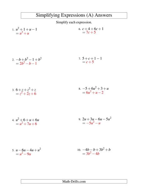 Adding And Subtracting Algebraic Expressions Worksheet Subtraction Worksheets
