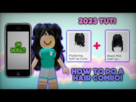 How To Do A HAIR COMBO In Roblox More Than One Hair 2023 Tutorial