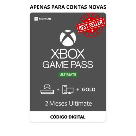 Assinatura Xbox Game Pass Ultimate 2 Meses Envio Rápido Escorrega O Preço