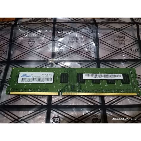 Asint Ddr3 1600 記憶體 昱聯科技 蝦皮購物