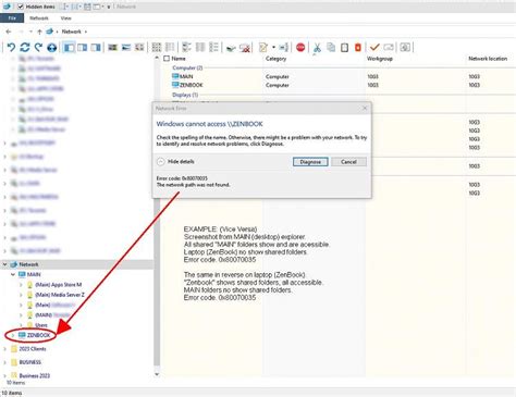 Error Code X The Network Path Was Not Found Windows Forums