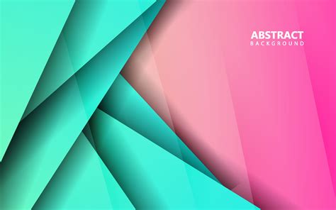 Abstract Overlap Papercut Rainbow Color Background 15310415 Vector Art