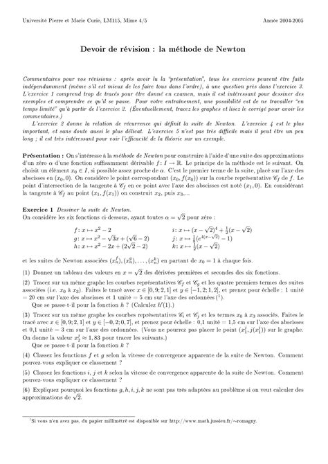 Solution Devoir Corrige Newton Studypool