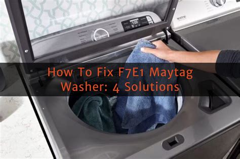 Maytag Washer LF Code Causes Ways To Fix It Now