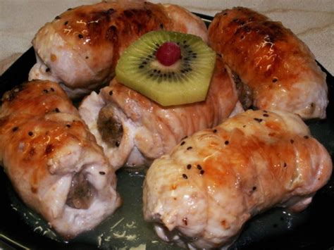 Вкуснейшие рулетики из куриного филе Советы для женщин