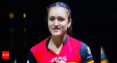 Manika Batra After Winning Bronze Medal At Asian Cup My Mom Sent Me
