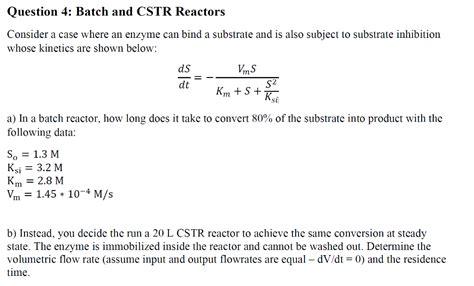 Solved Consider A Case Where An Enzyme Can Bind A Substrate