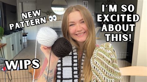 Crochet Vlog Writing My 1st Pattern For Complete Beginners And Completing Wips Youtube