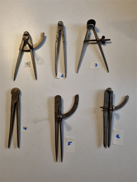 Wing Dividers Callipers Compass Vintage Tools For Shoemakers Leathercraft Diy Antiques 1900s Etsy