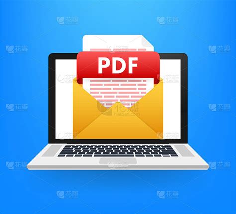 下载按钮。下载文档的概念。文件与pdf标签和向下箭头标志。矢量插图。