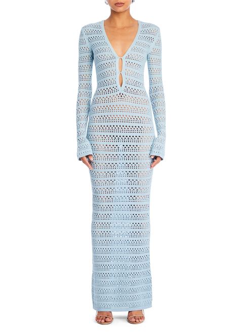 Lilith Knit Crochet Maxi Dress Seroya