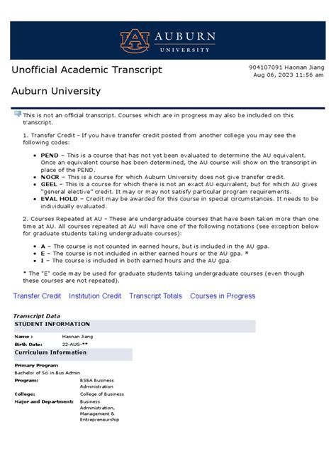 Academic Transcript Download Free Pdf Economies