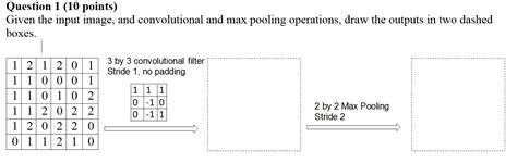Question 1 10 Points Given The Input Image And Chegg Com