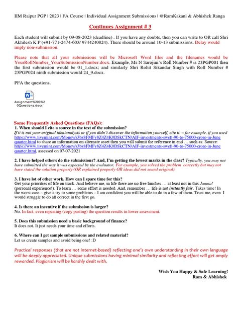 Continous Assignment 3 Pdf